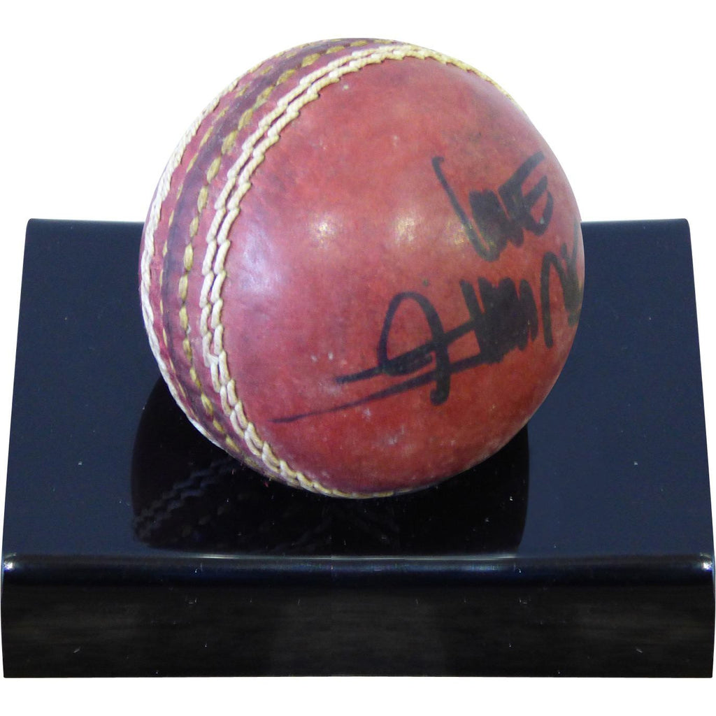 CRICKET-Harbhajan Singh Signed Cricket Ball – memorabiliawarehouse